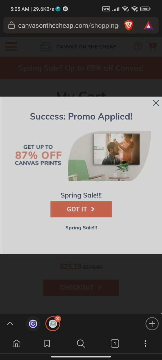 20% Off Canvas On The Cheap Promo Codes Coupons May 2026