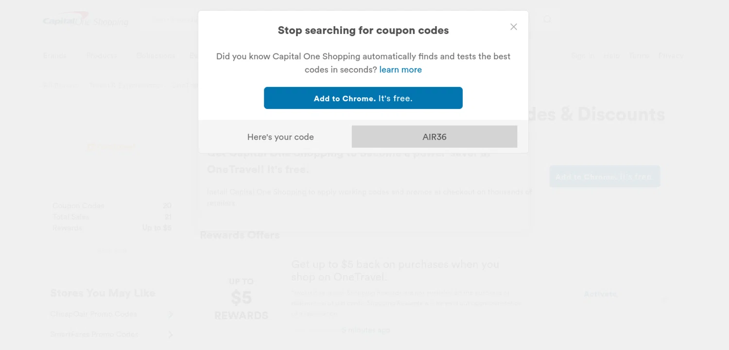 Capital One Shopping Coupons - $100 Off | September 2024