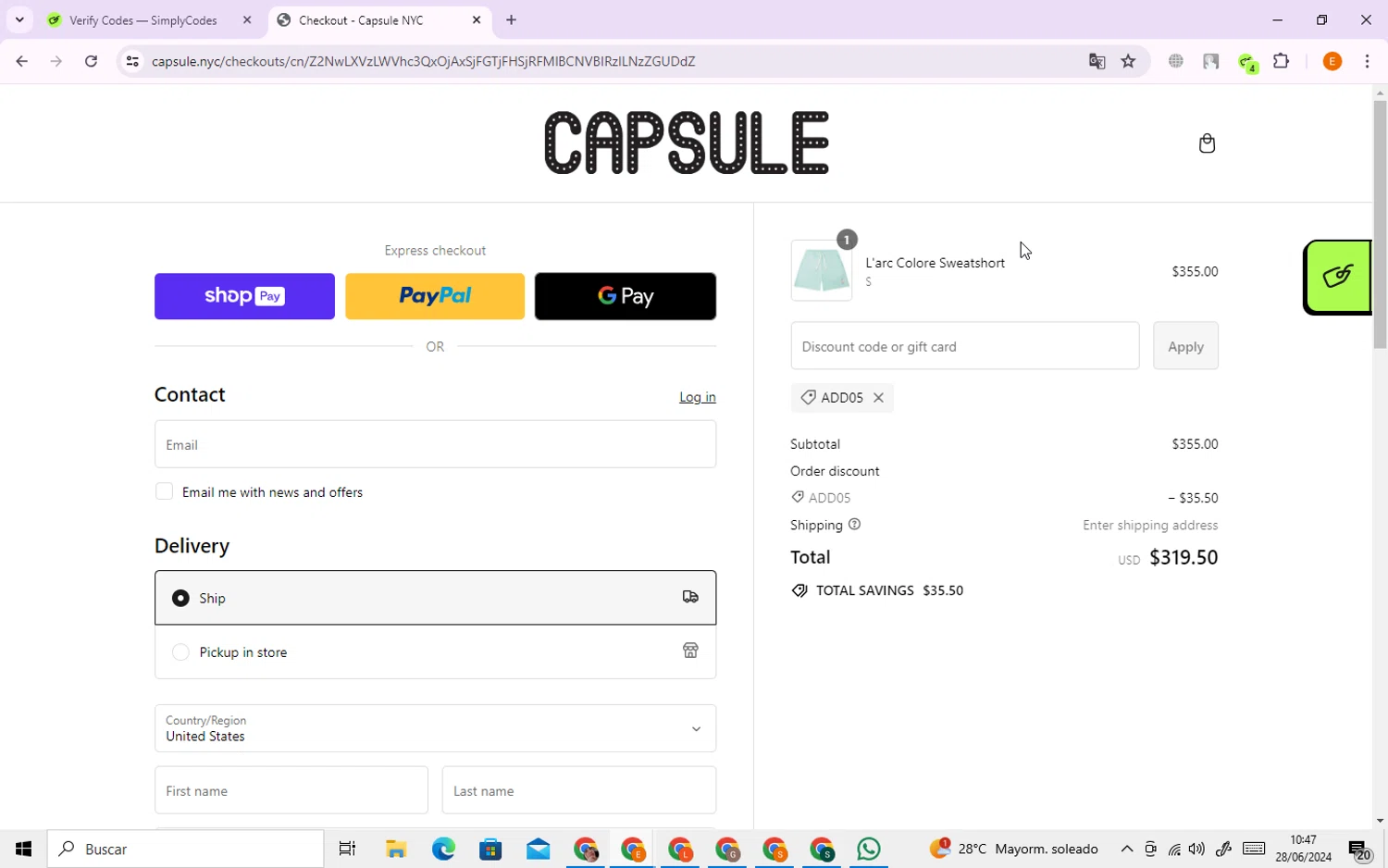 Capsule NYC Discount Codes - 15% Off | September 2024
