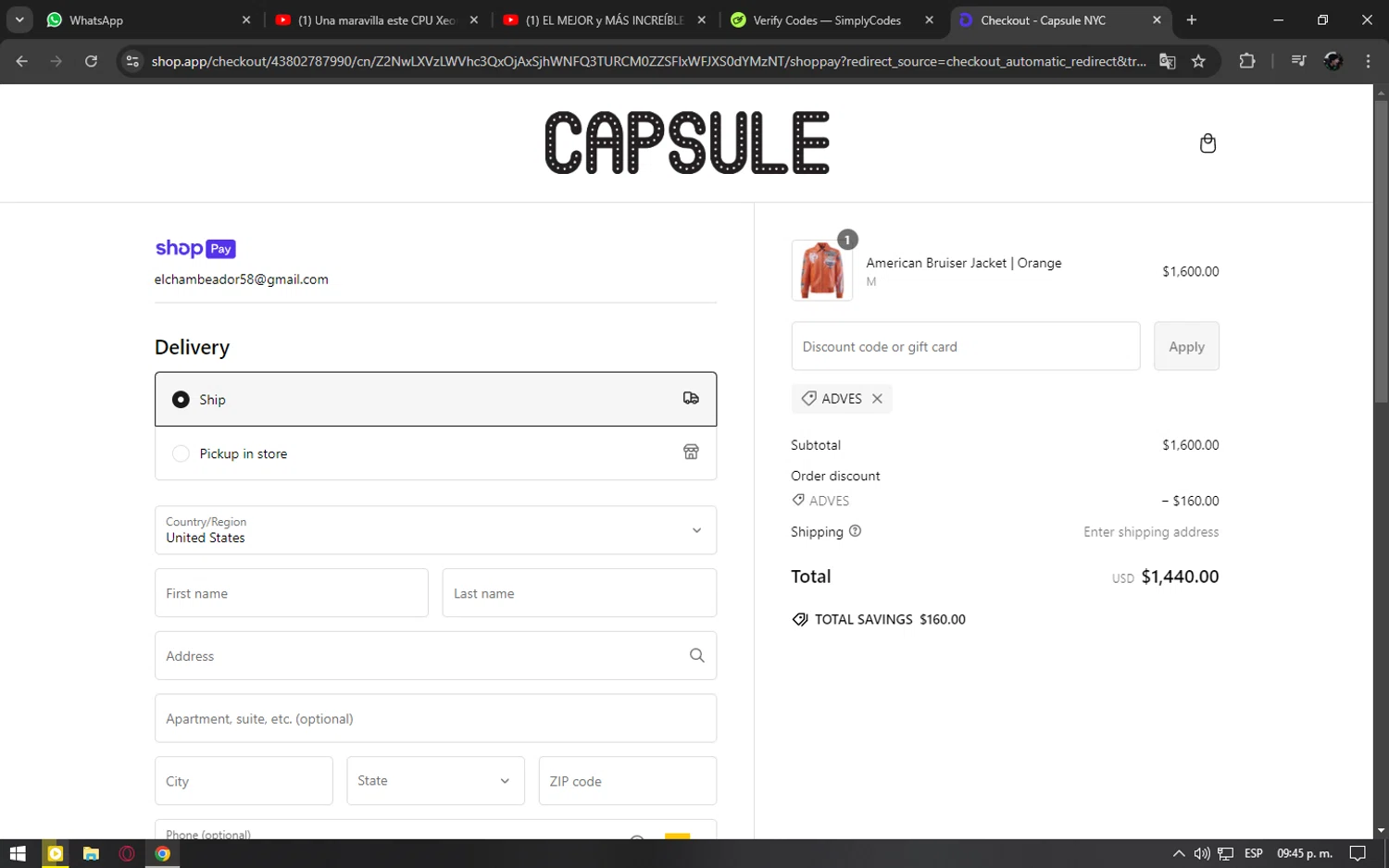 Capsule NYC Discount Codes - 15% Off | November 2024