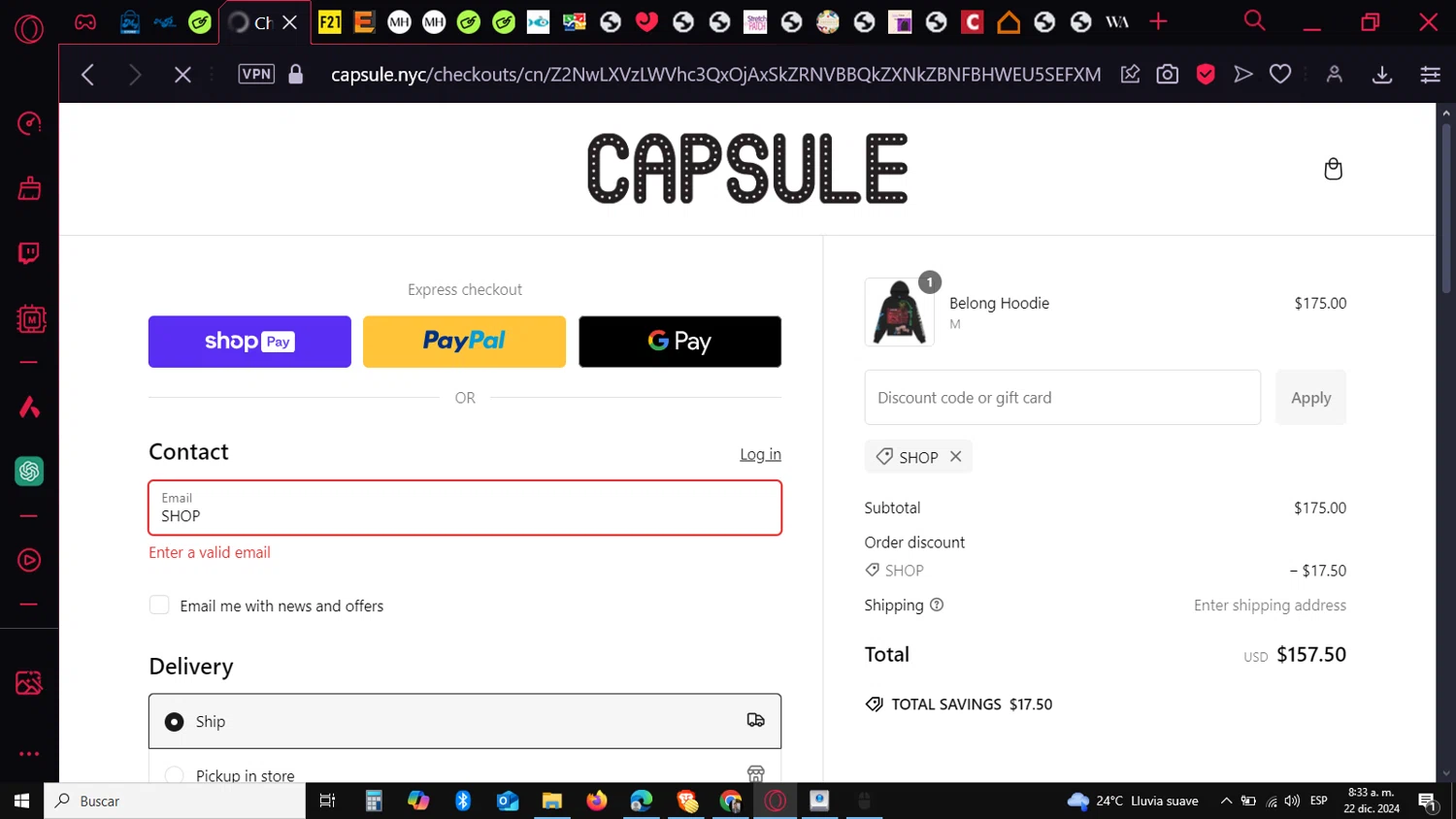 Capsule NYC Promo Codes (6 Verified) - 15% Off Jan 2025