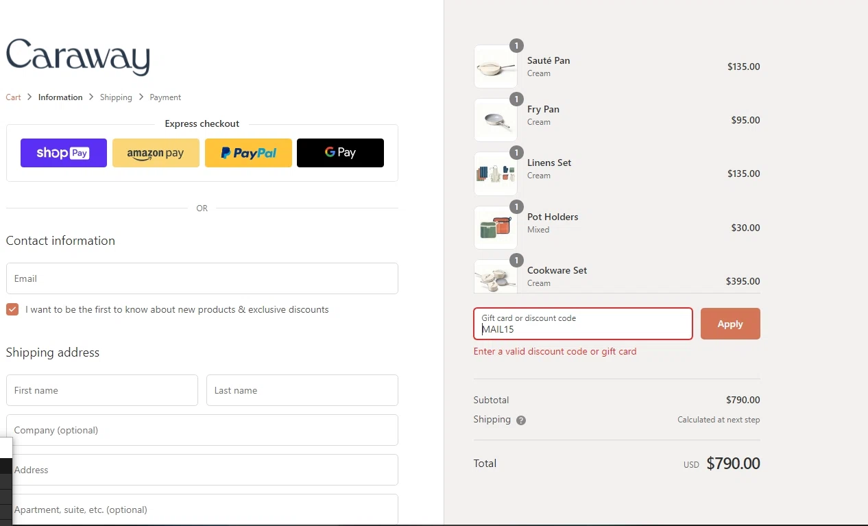 Caraway Promo Codes – 10% Off | July 2024