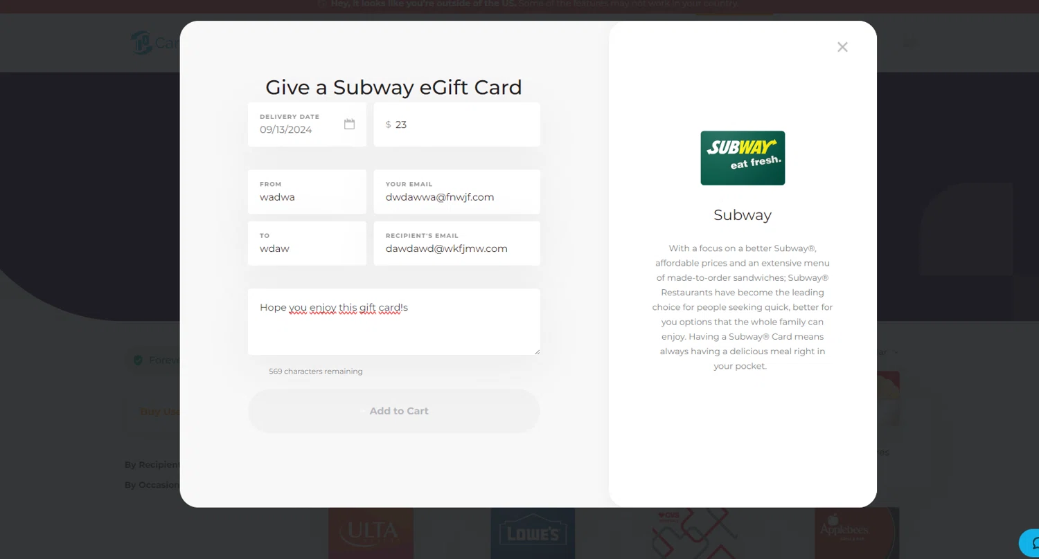 Card Cash Coupons - 20% Off | January 2025