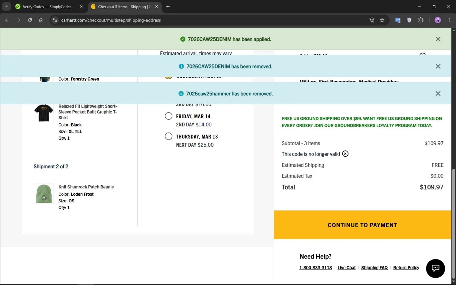 Carhartt Promo Codes (8 Verified) - 25% Off w/Code Mar 2025