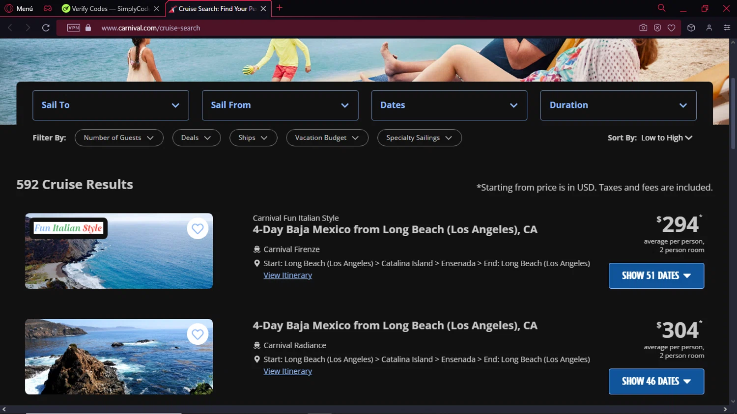 Carnival Cruise Lines Promo Codes - $25 Off Coupons Jun 2025