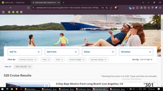 Carnival Cruise Lines Promo Codes - $125 Off Sep 2025