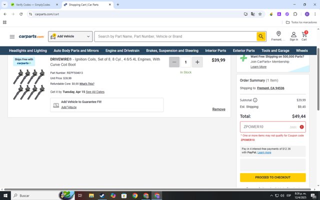 CarParts.com Coupon Codes (5 Verified) - 10% Off May 2025