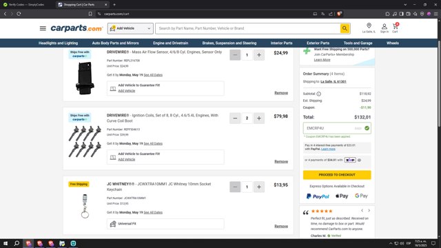 CarParts.com Promo Codes - 10% Off (Verified) Jun 2025