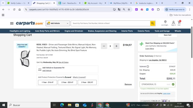 CarParts.com Promo Codes - 10% Off (Verified) Jun 2025