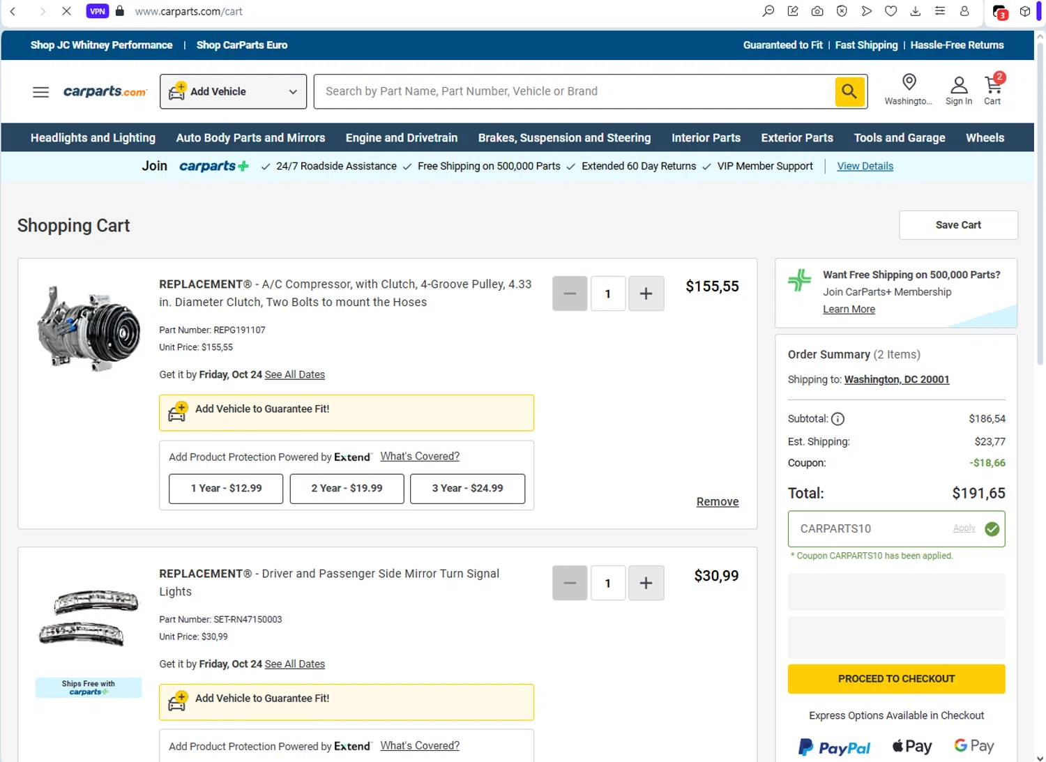 CarParts.com Promo Codes - 10% Off (1 Verified) Dec 2025