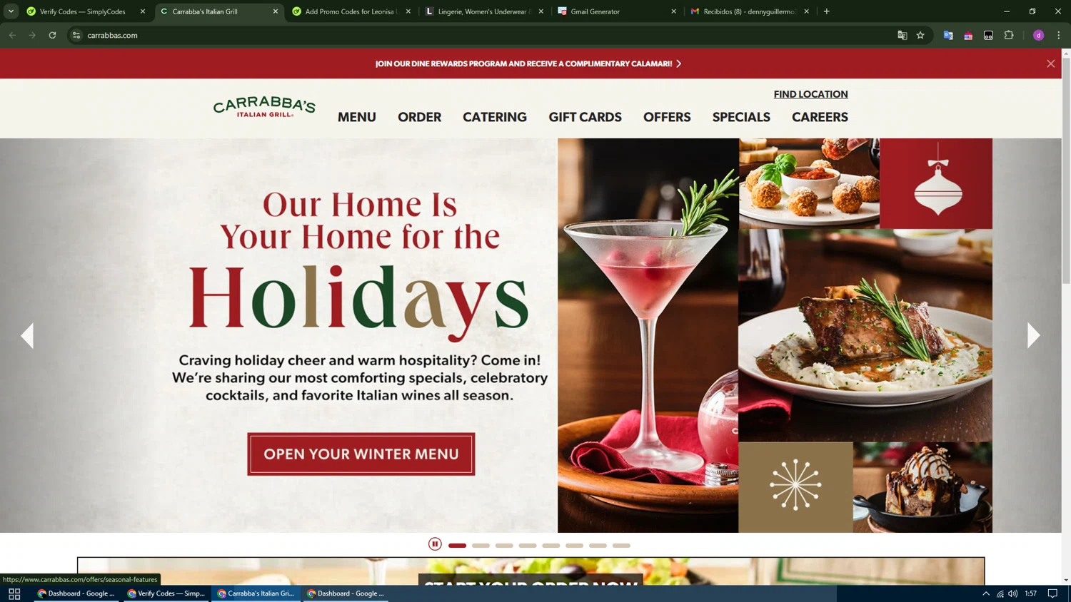 Carrabba's promo code store