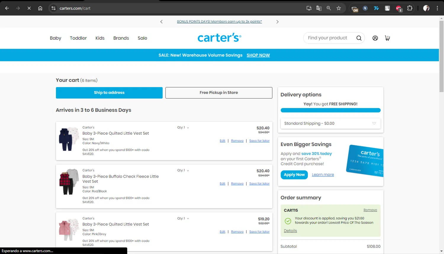 Carter's Promo Codes - 25% Off | November 2024