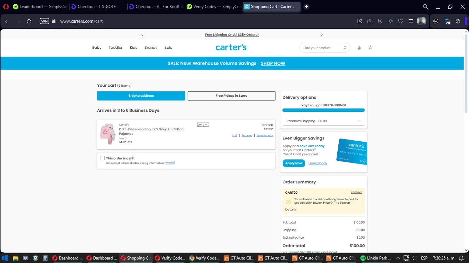 Carter's Promo Codes - 25% Off | November 2024