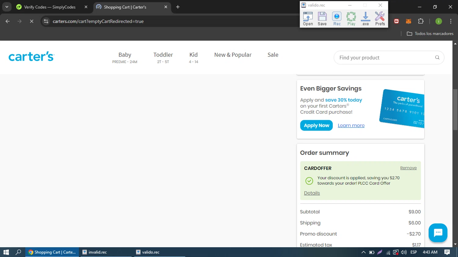Carter's Promo Codes - 10% Off | October 2024