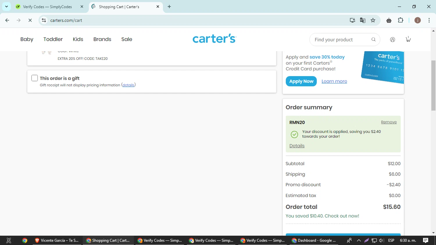 Carter's Promo Codes - 10% Off | October 2024