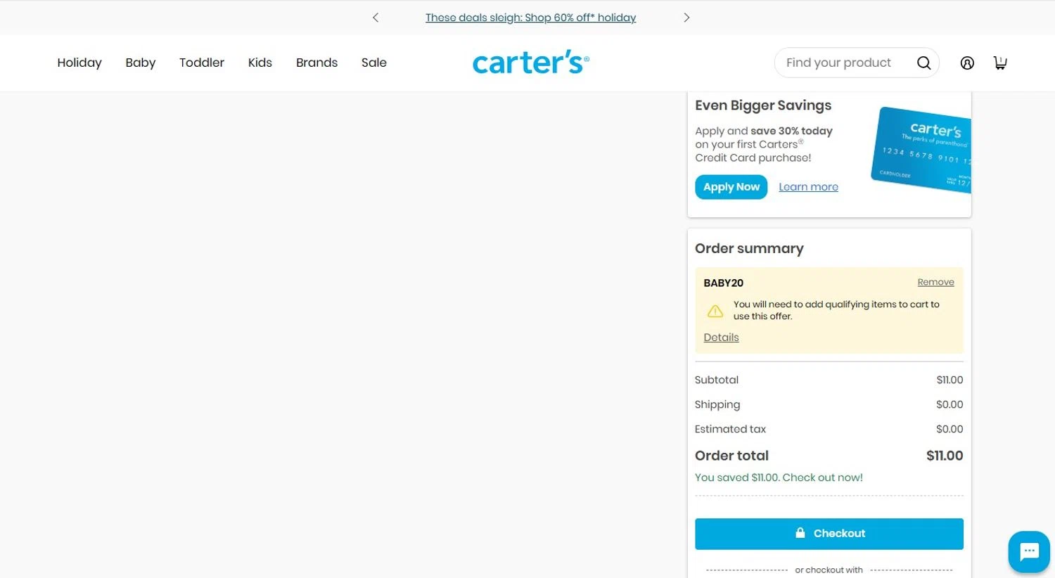 Carter's Promo Codes - 20% Off Sitewide Coupons Dec 2025