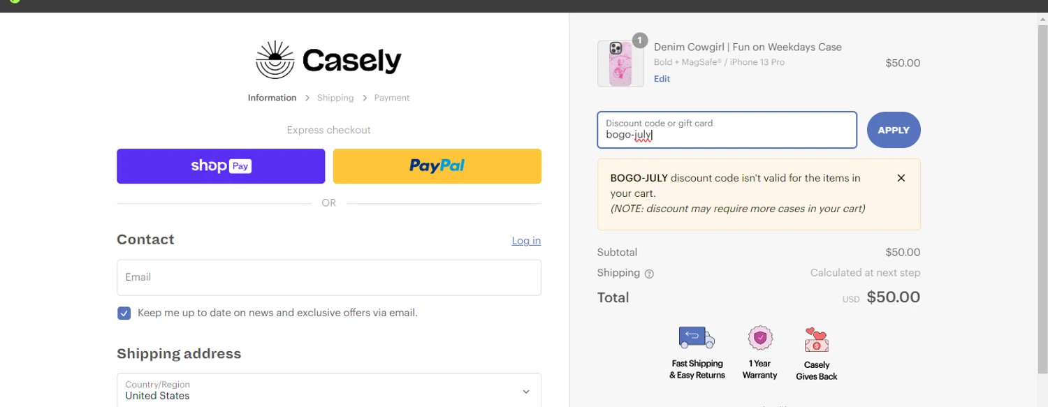 Casely Promo Codes – 50% Off | July 2024