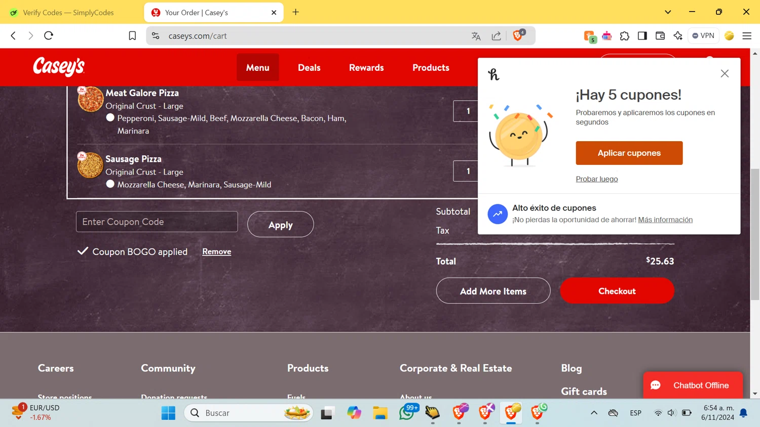 Casey's Coupon Codes & Black Friday 2024 Deals - $8 Off
