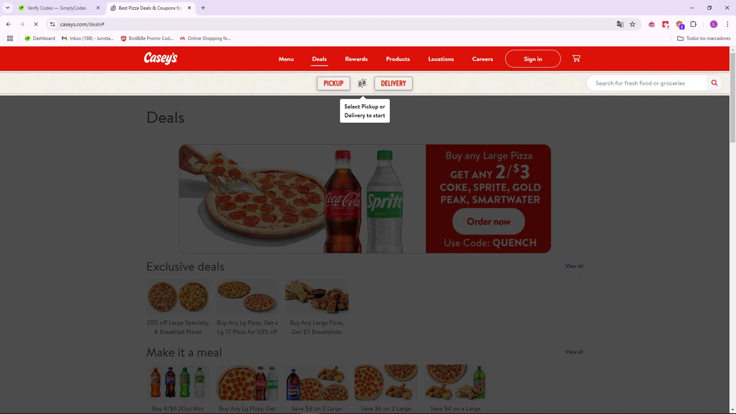 Casey's Coupon Codes & Black Friday 2024 Deals - $8 Off