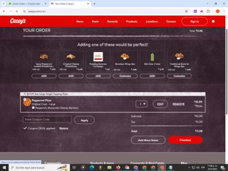 Casey's Coupon Codes (6 Verified) - 40% Off w/Code Apr 2025