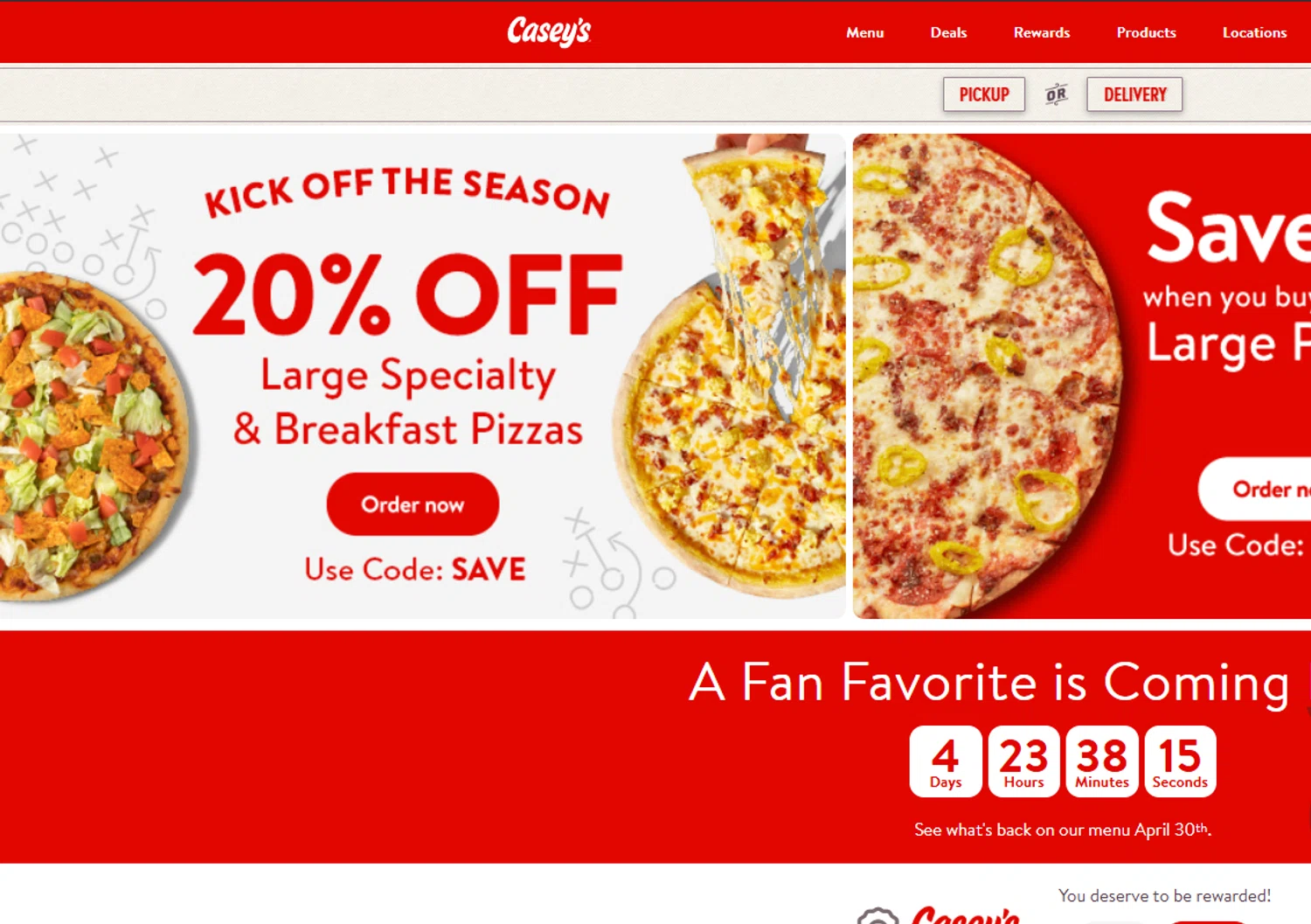 Casey's Coupon Codes (6 Verified) - 20% Off w/Code Apr 2025