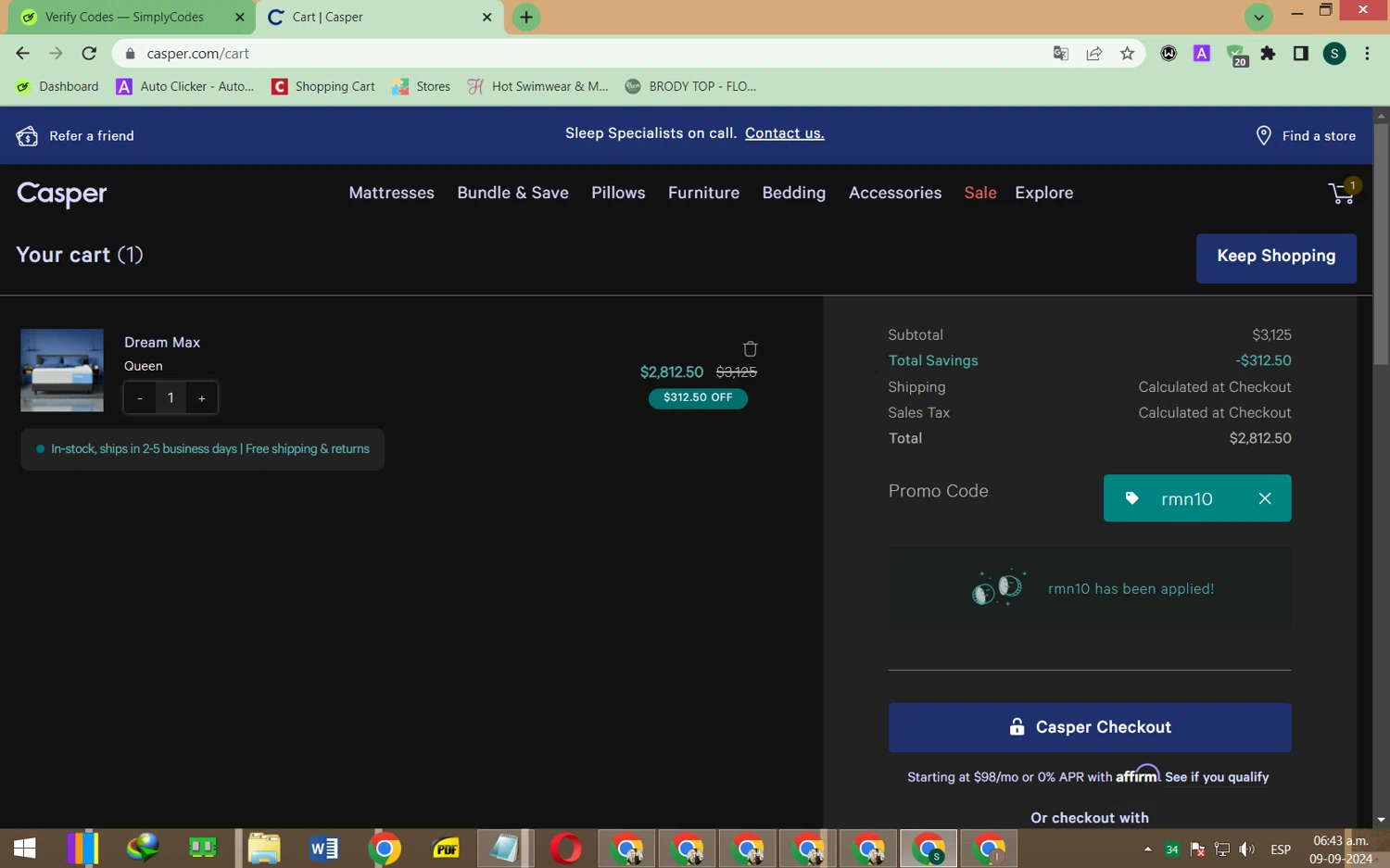 Casper Promo Codes - 25% Off | September 2024