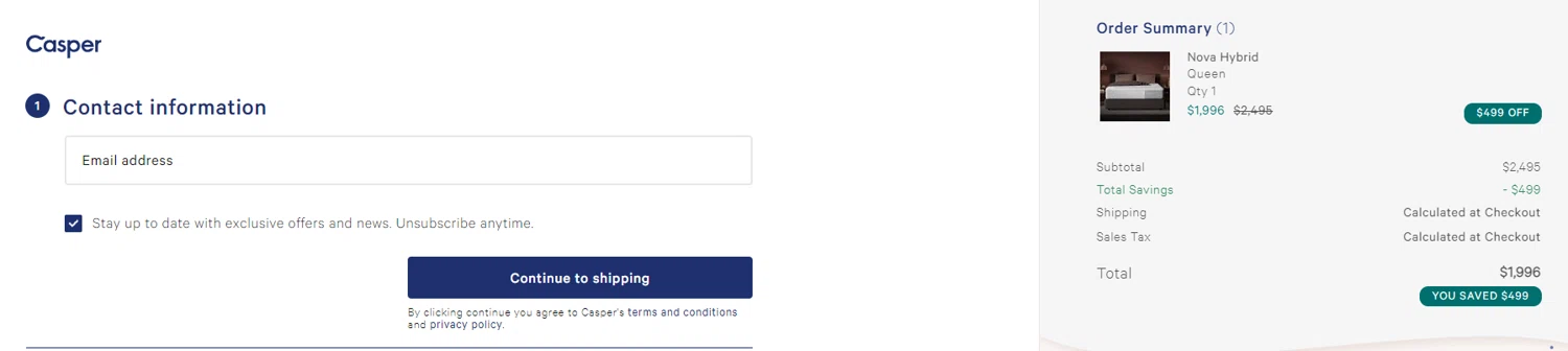 Casper Promo Codes – 48% Off | January 2024