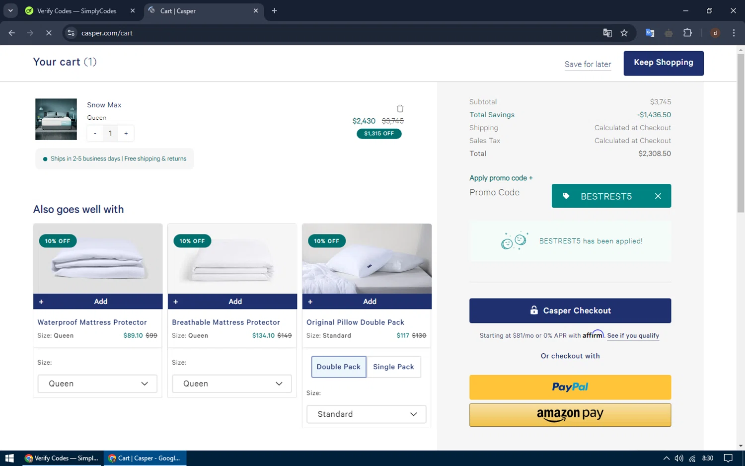 Casper Promo Codes - 25% Off | September 2024