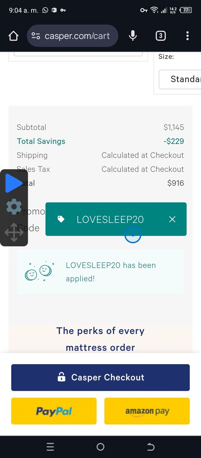 Casper Promo Codes - 25% Off | September 2024