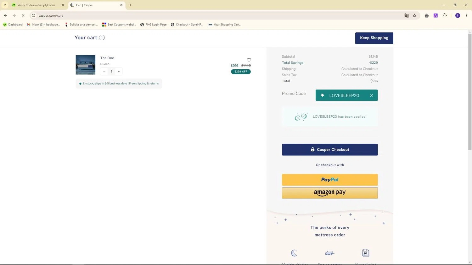 Casper Promo Codes - 25% Off | September 2024