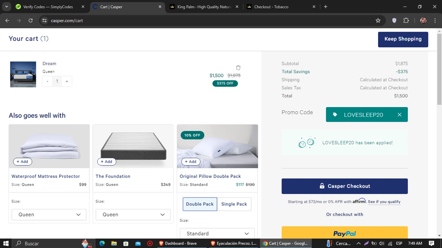 Casper Promo Codes – 25% Off | July 2024