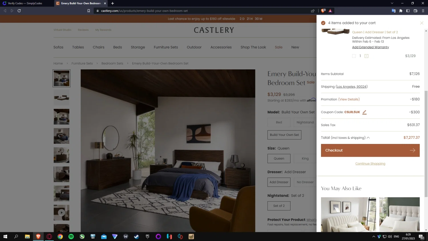 Castlery Coupon Codes - $50 Off | October 2024