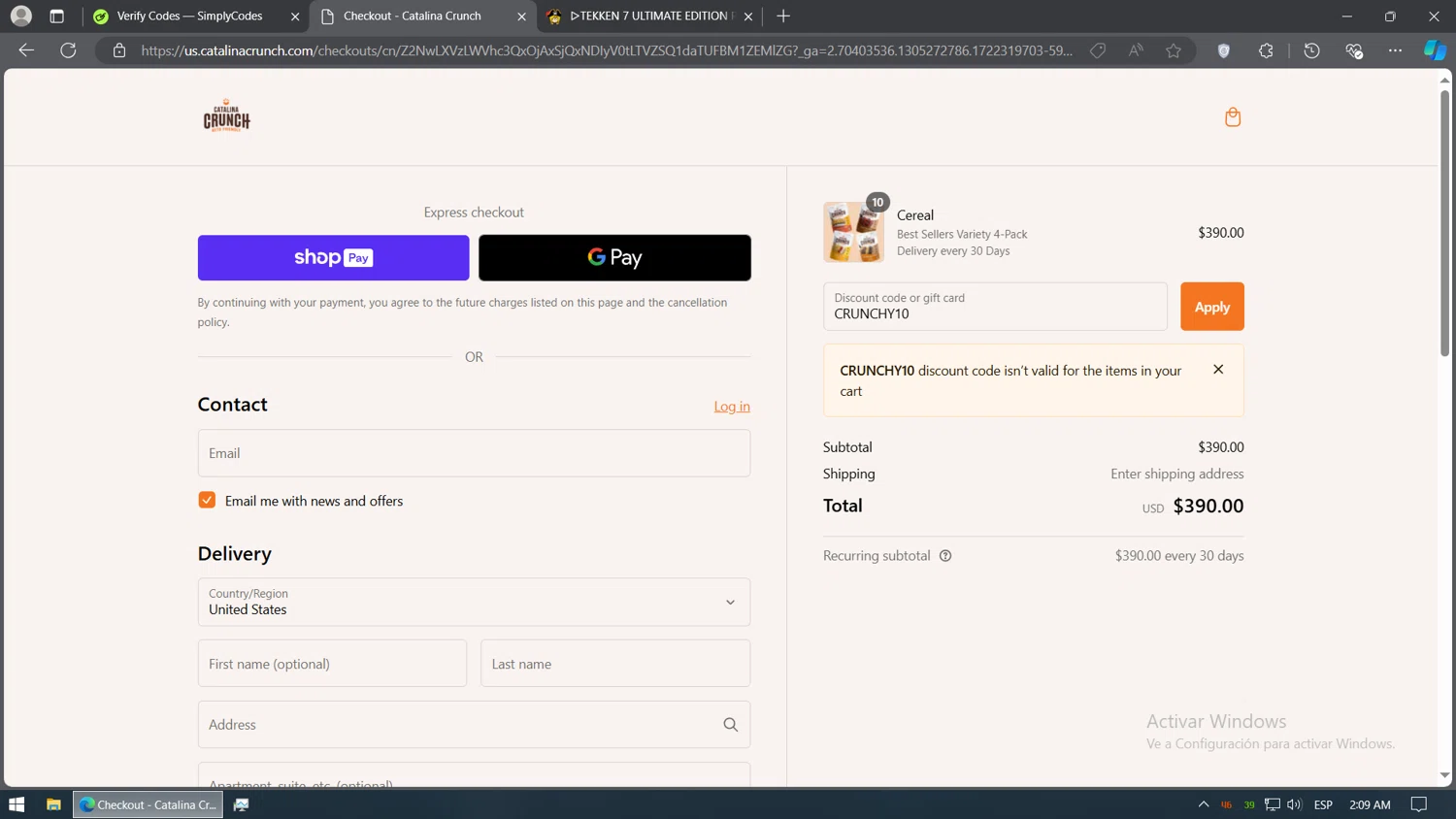Catalina Crunch Discount Codes - 15% Off | September 2024