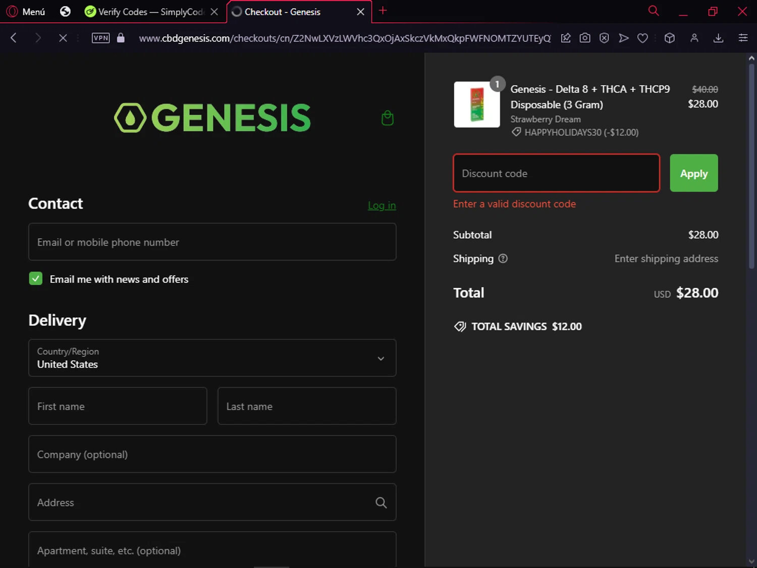 CBD Genesis Coupons - 25% Off | January 2025