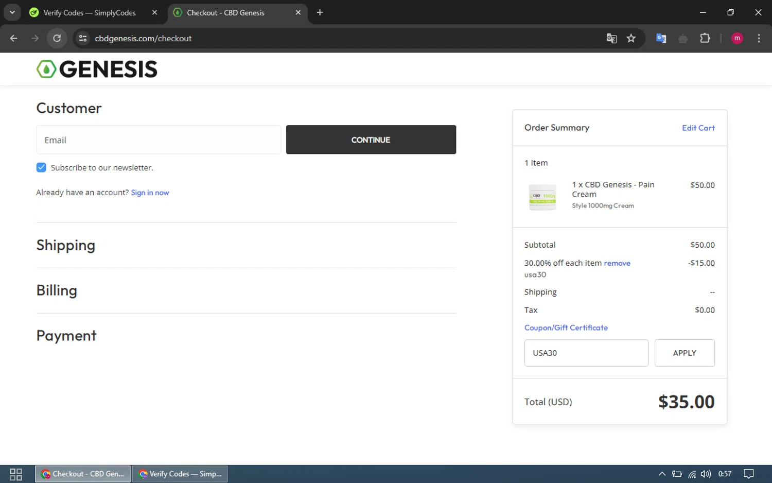 CBD Genesis Coupons - 30% Off | October 2024