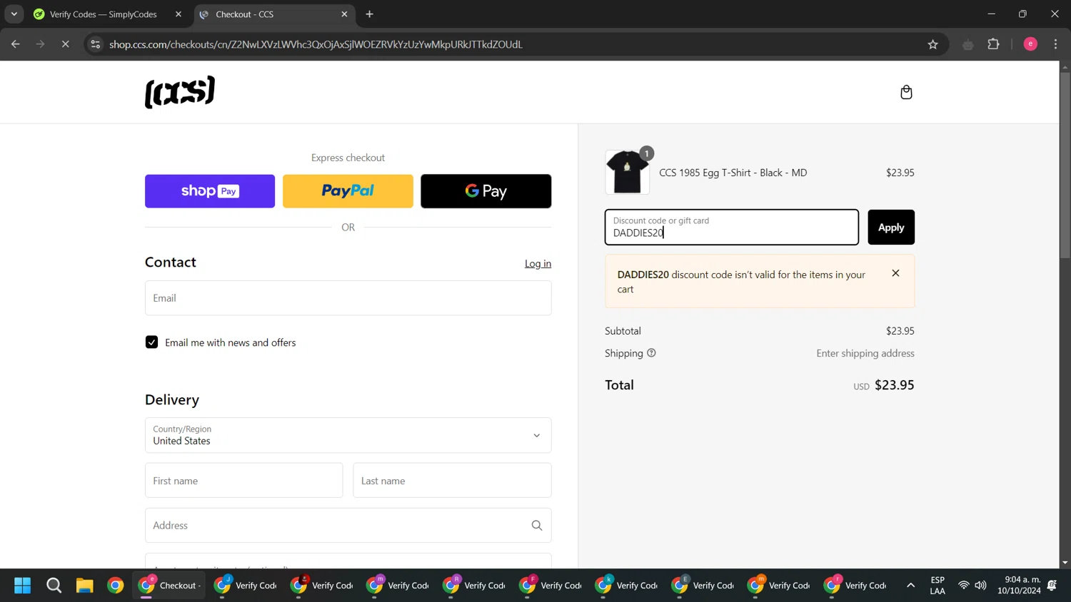 CCS Discount Codes - 20% Off | November 2024