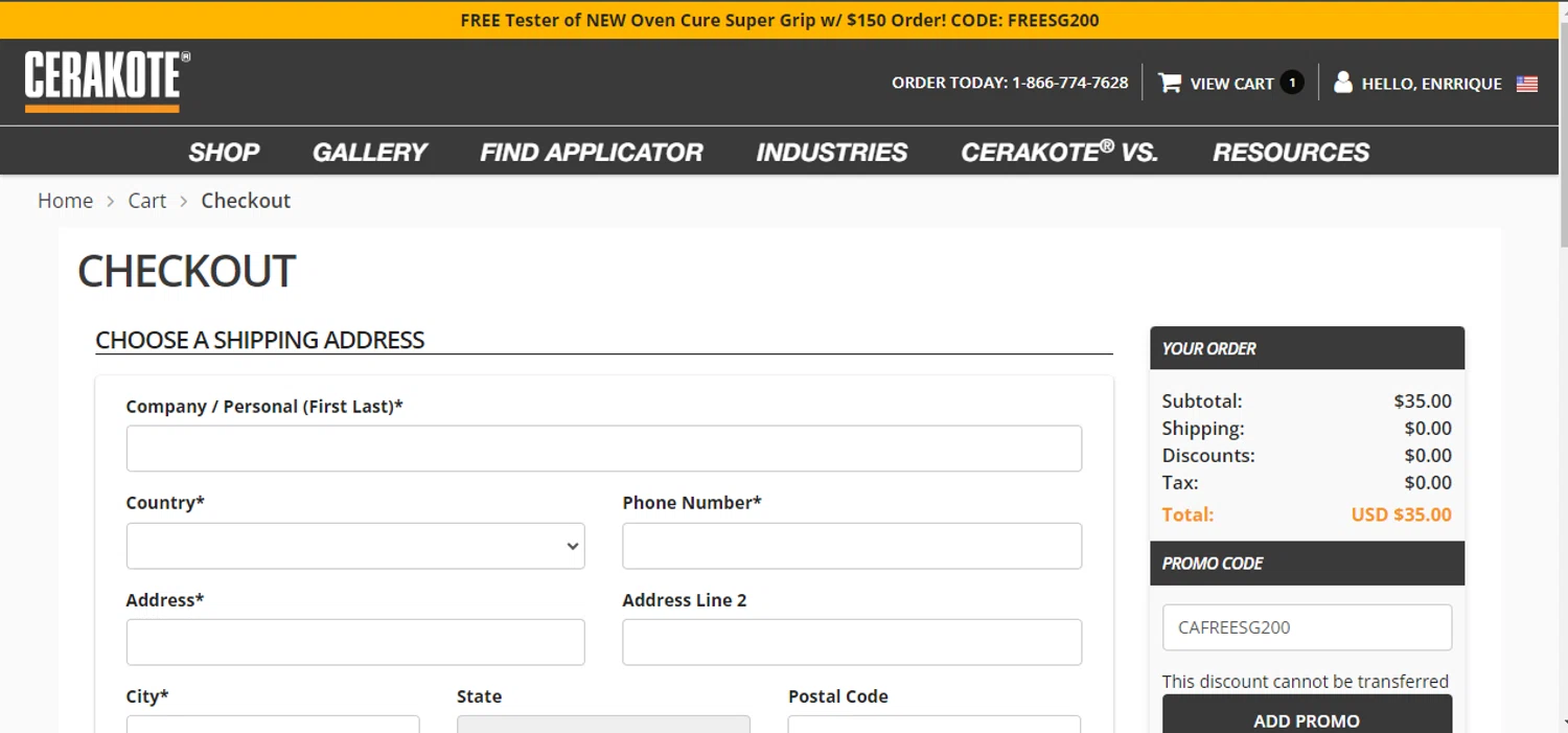 Cerakote Promo Codes (1 Verified) - Free Gift Jan 2025