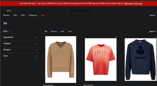 Cettire Discount Codes (4 Verified) - 5% Off w/Code Feb 2025