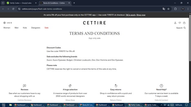 Cettire Promo Codes (1 Verified) - 10% Off Sitewide Jun 2025