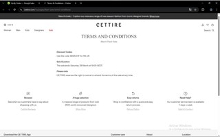 Cettire Promo Codes (1 Verified) - 10% Off Sitewide Jun 2025