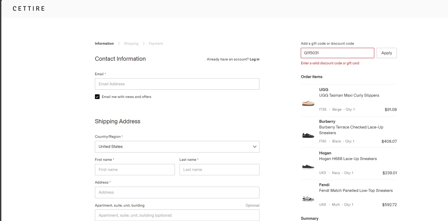 Cettire Discount Codes (1 Verified) - 5% Off w/Code Apr 2025