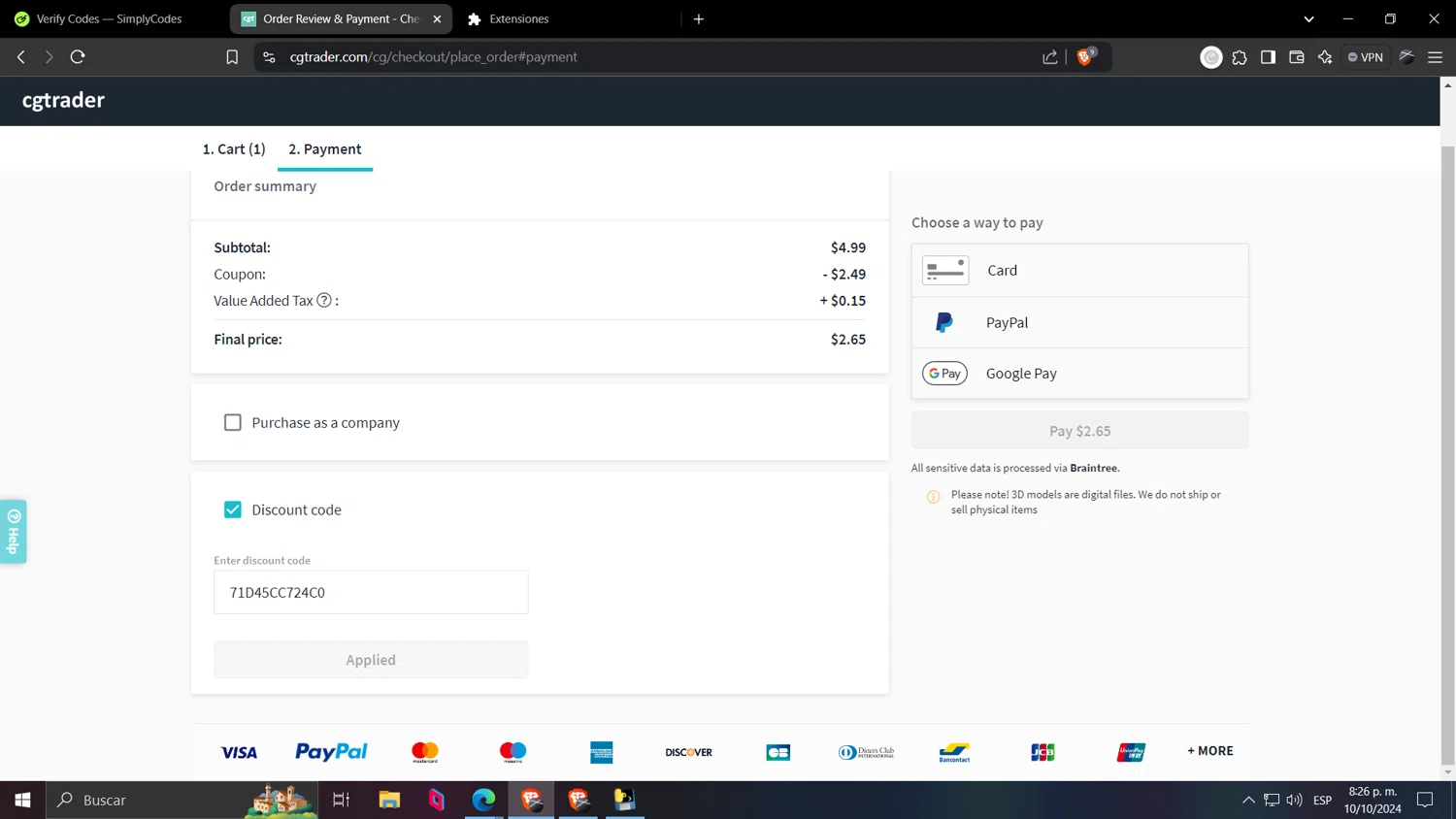 CGTrader Discount Codes - 50% Off | November 2024