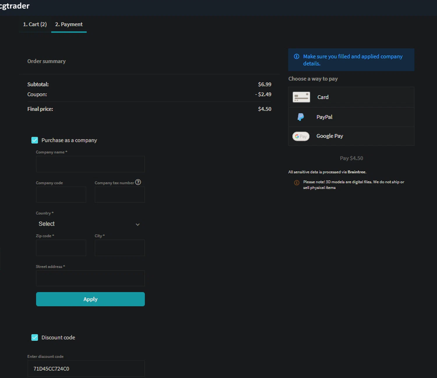 CGTrader Discount Codes - 25% Off Coupons in August 2024 | SimplyCodes
