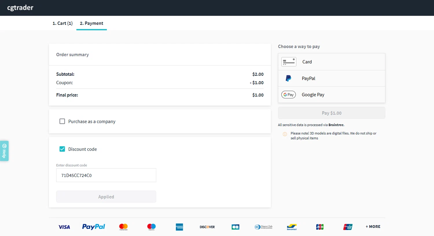 CGTrader Discount Codes - 70% Off | January 2025