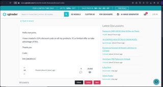 CGTrader Discount Codes (4 Verified) - 35% Off Mar 2025