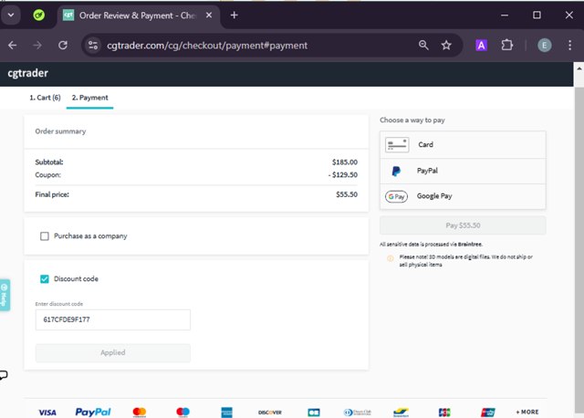 CGTrader Discount Codes (6 Verified) - 35% Off Feb 2025