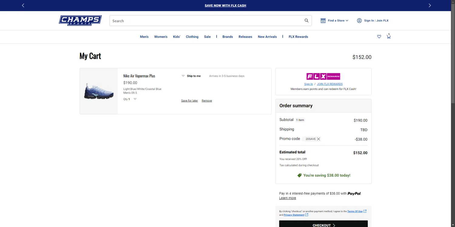 Champs Sports Promo Codes - 20% Off | October 2024