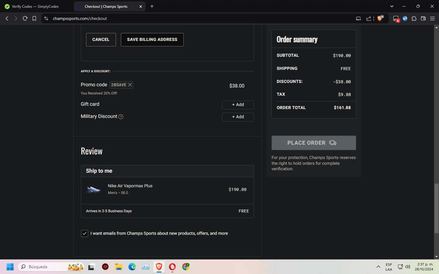 Champs Sports Promo Codes & Black Friday 2024 Deals - 20% Off