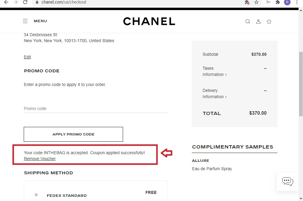 Chanel Promo Codes - 20% Off | January 2025
