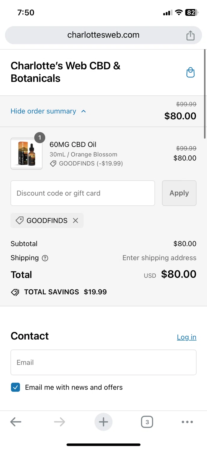 Charlotte's Web Coupons - 50% Off | September 2024